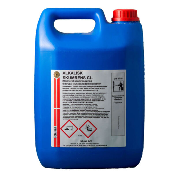 Køb Alkalisk Skumrens m/klor 5L hos dust2clean